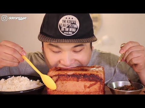 [ASMR] Thịt hộp spam siêu lớn~chương trình trình diễn ăn uống! (Real Sound)