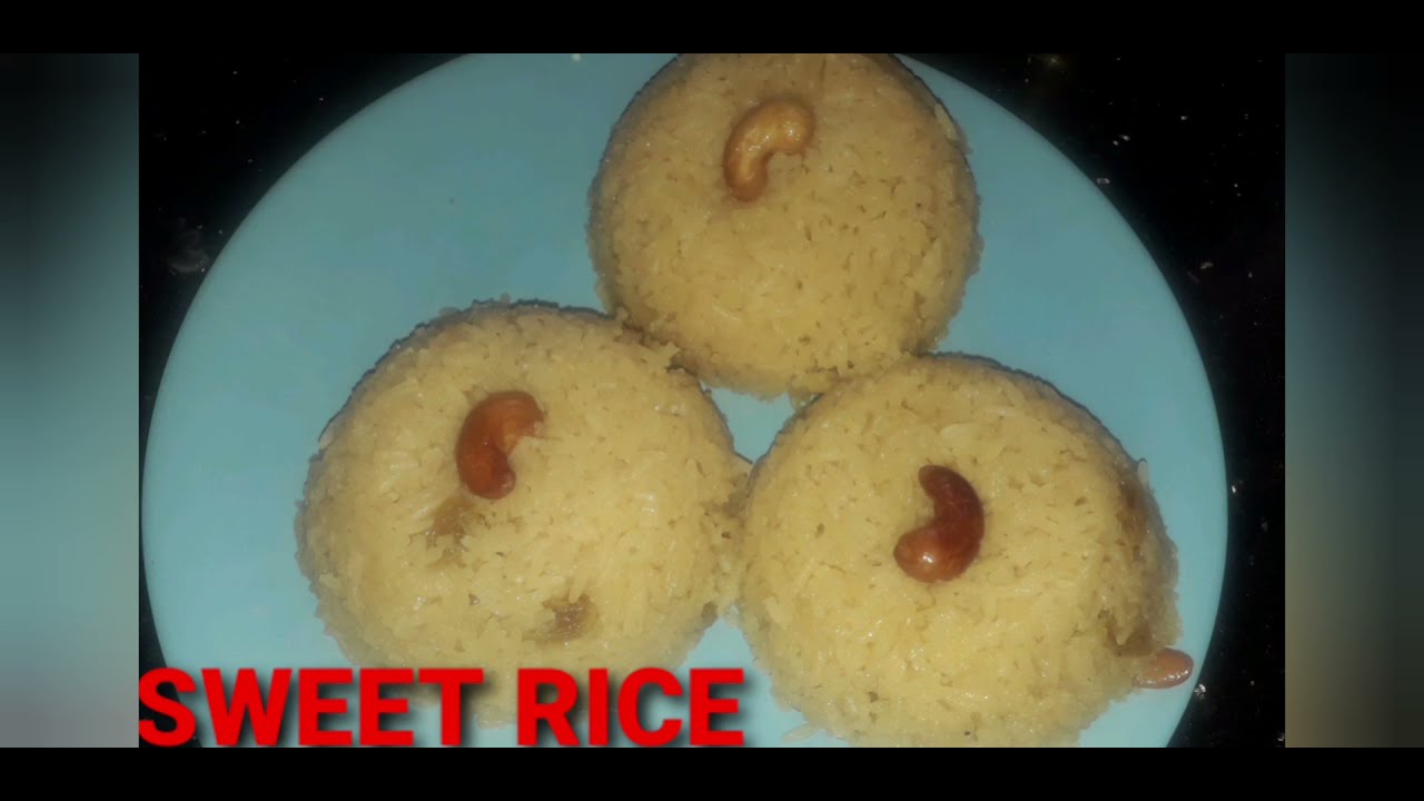 SWEET RICE RECIPE, MITHA BHATA - YouTube