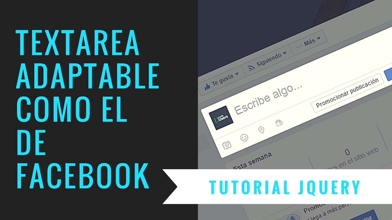 Crea un textarea adaptable como el de facebook - Tutorial jquery - YouTube