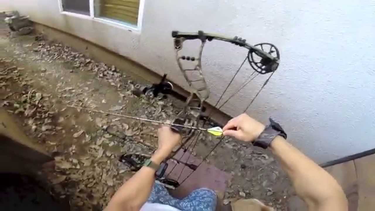Hoyt Nitrum 30 from 50 Yards - YouTube