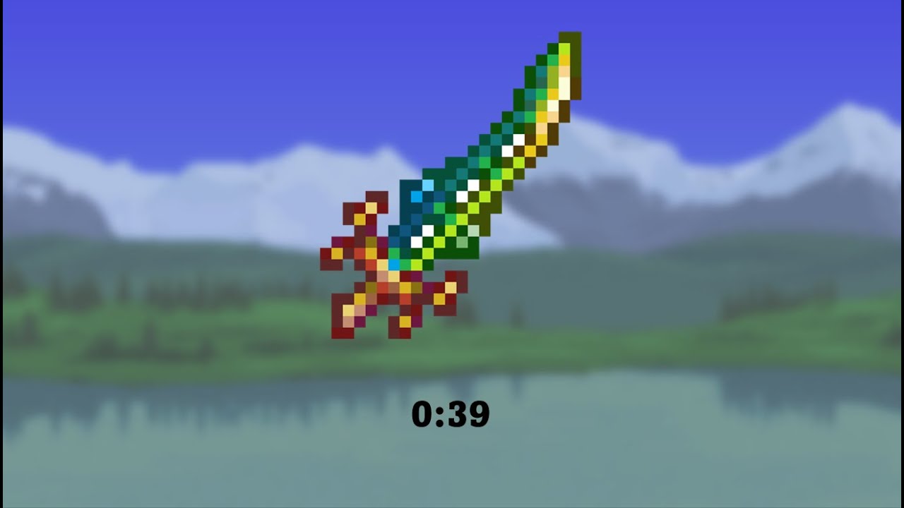 [FWR] Terraria Terra Blade in 0:39 (Seeded, Glitched) - YouTube