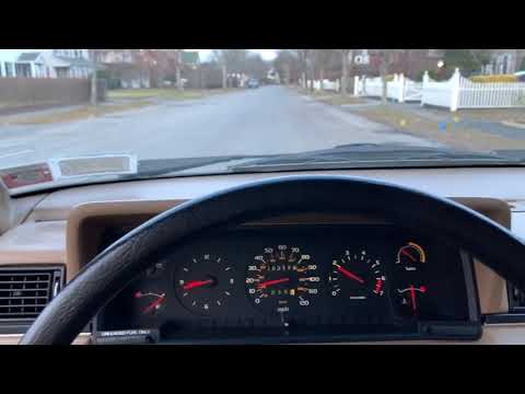 1986 Volvo 760 Turbo: Driving