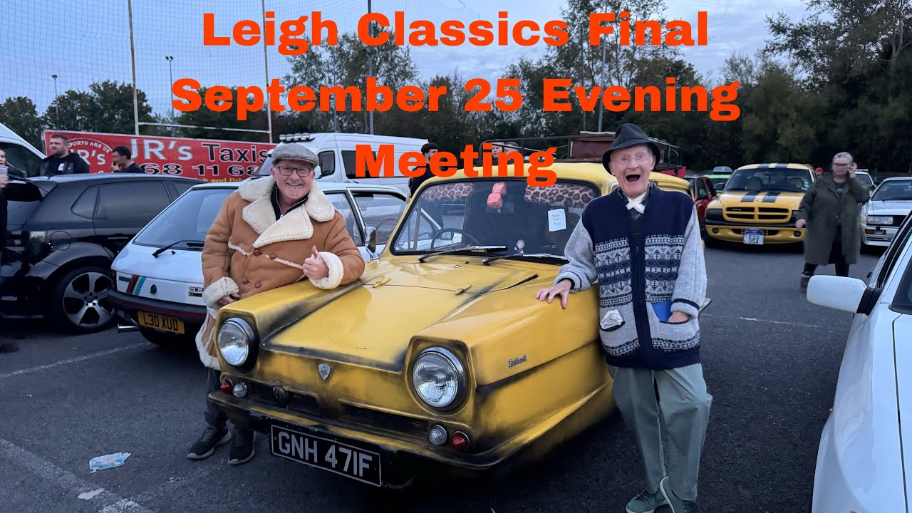 Leigh classics car meeting, last evening meet of 2025. Now planed for a ...
