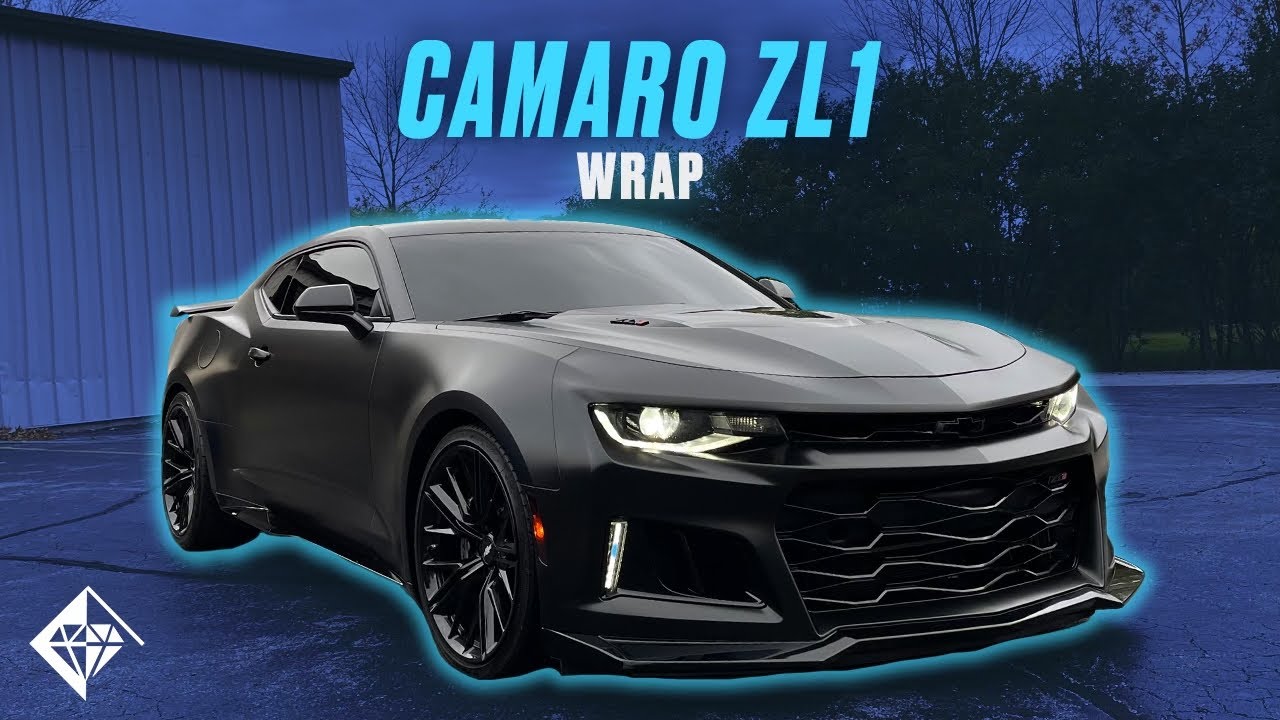 Flat Black Camaro Zl1