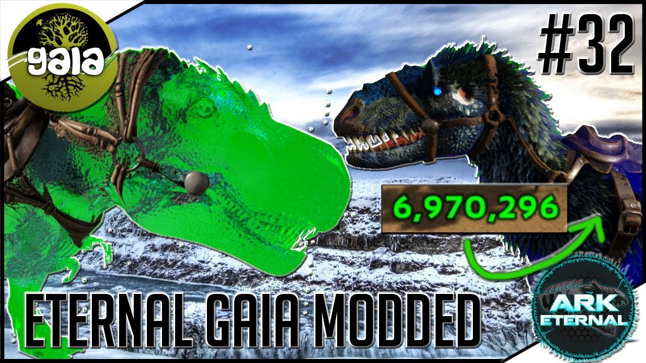 ARK Eternal Gaia Modded #32 - KRANKER SCHADEN! YUTYRANNUS GETESTET UND ...