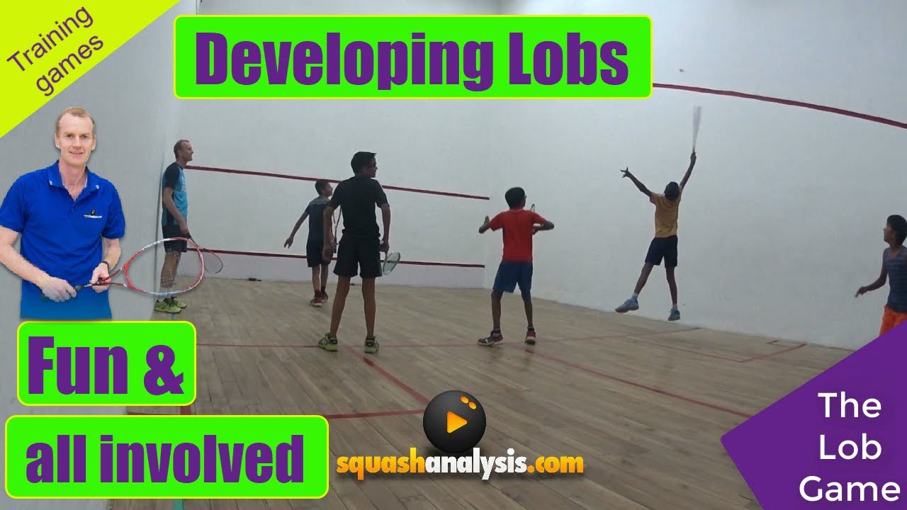 Squash training - The Lob game - YouTube