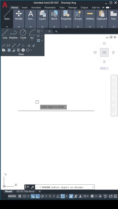 AutoCAD Tutorial 19 How to use Divide Command - YouTube