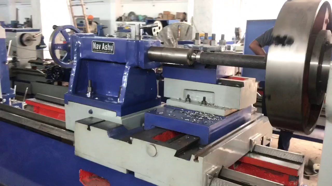 HEAVY-DUTY LATHE MACHINE 12 Feet (NAV ASHU MACHINE TOOLS) - YouTube