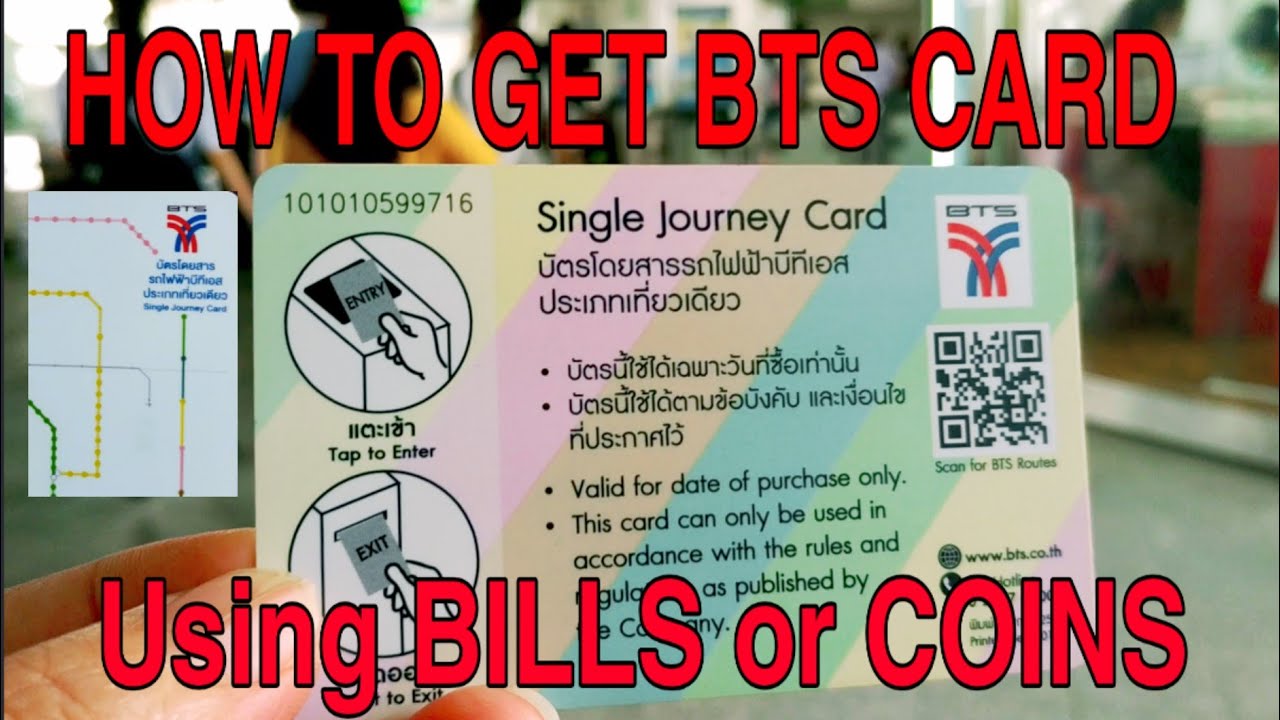 HOW TO GET AND USE BTS CARD | BTS FARE | BANGKOK THAILAND - YouTube
