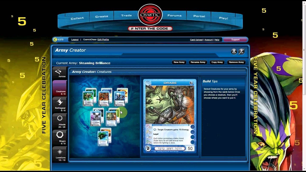 Chaotic Online Steaming Brilliance Deck - YouTube