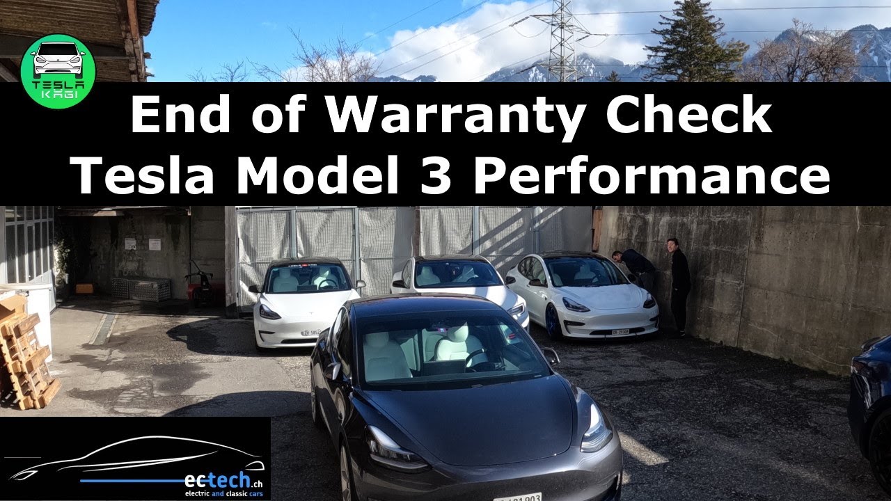 Tesla "End of Warranty" Check beim Model 3 Performance mit fast 80 ...