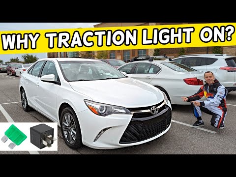 WHY TRACTION CONTROL LIGHT ON TOYOTA CAMRY 2015 2016 2017