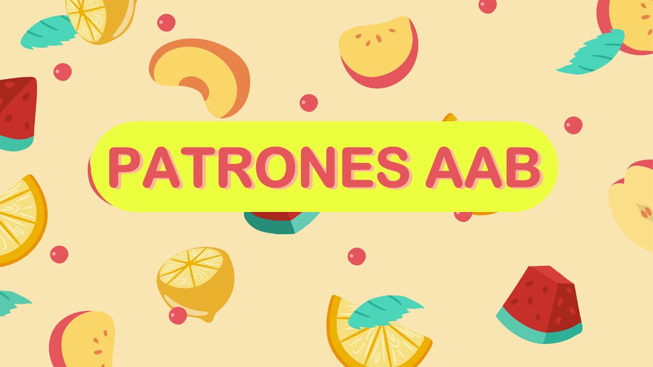 PATRONES AAB - Prekínder - PA - YouTube