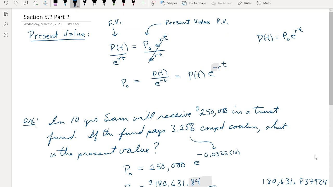 Math 1045 Sect 5 2 Part 2 - YouTube