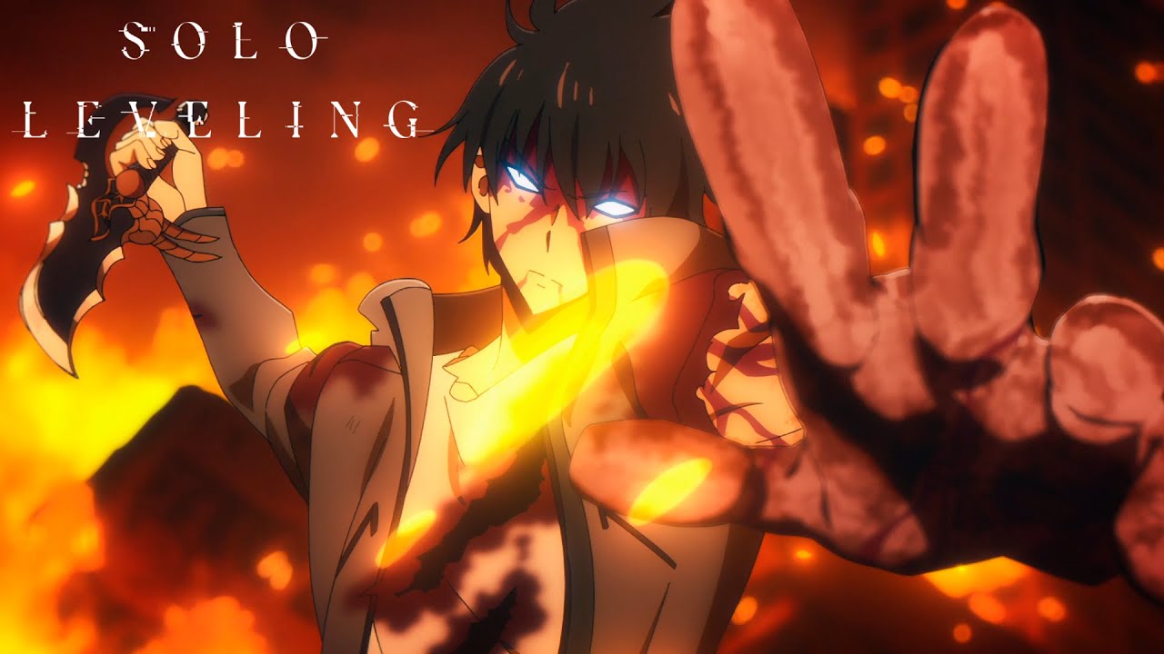 Jinwoo vs Cerberus | Solo Leveling - YouTube