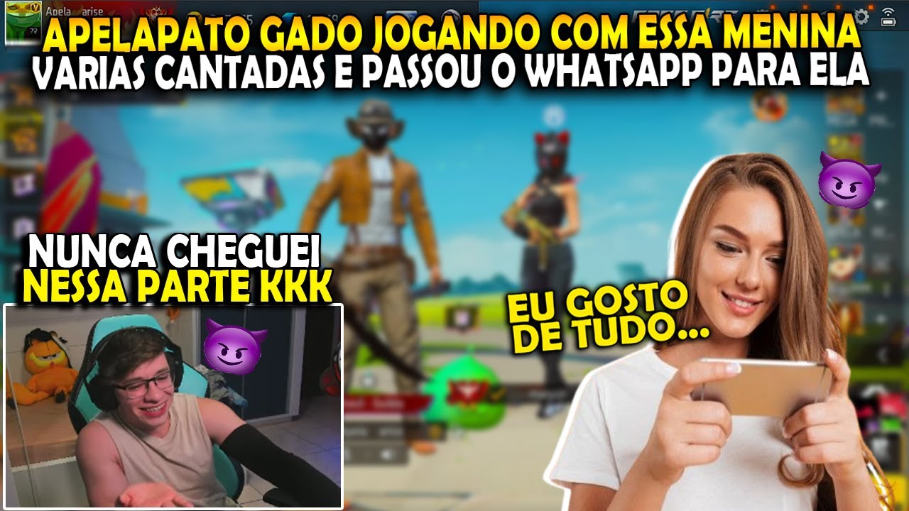 APELAPATO GADO JOGANDO COM ESSA MENINA DANDO VARIAS CANTADAS E AINDA ...