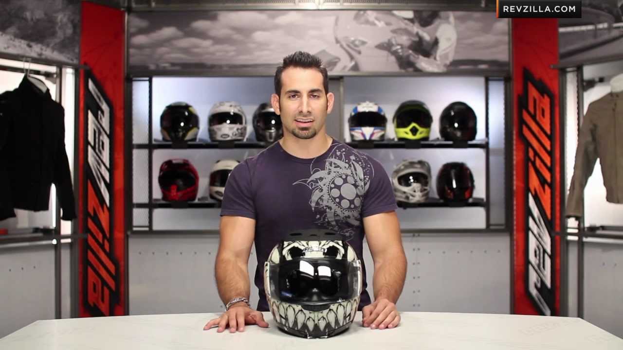 Icon Airframe Construct Manic Helmet Review at RevZilla.com - YouTube