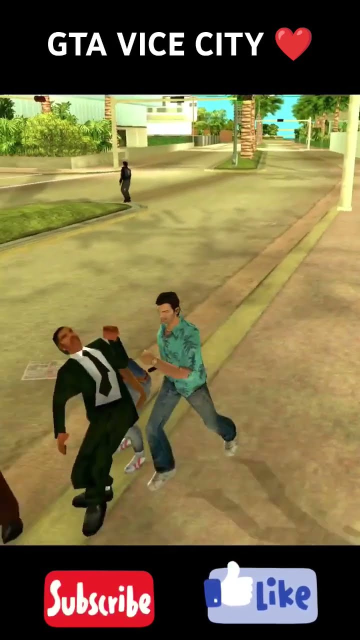 police vs npcs 😂😂. #gta #gta6 #gtavicecity #ps2 - YouTube