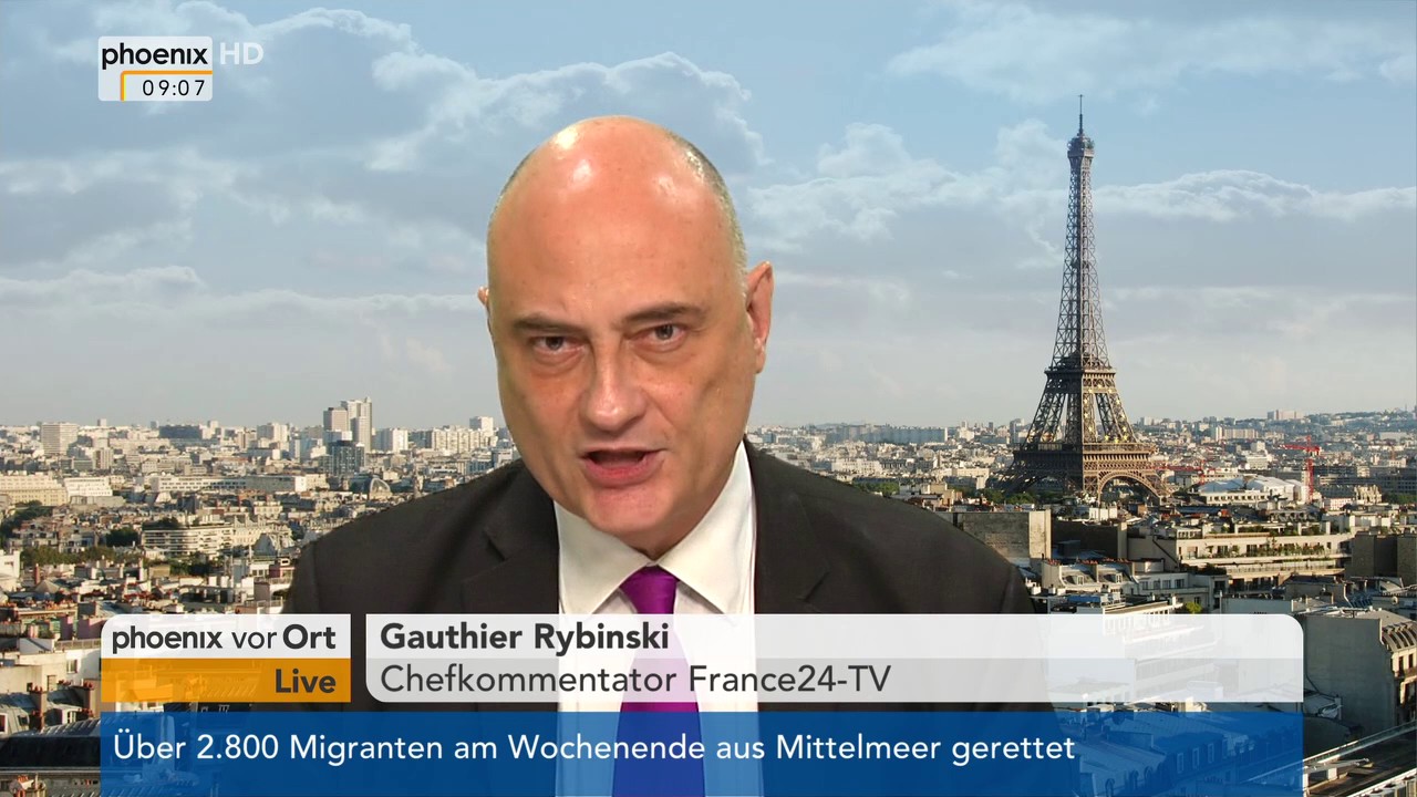 Parlamentswahl in Frankreich: Gauthier Rybinski im Tagesgespräch am 12. ...