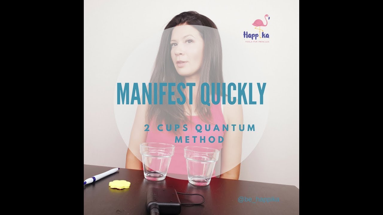 How to manifest your desires with 2 cups (quantum method) - YouTube