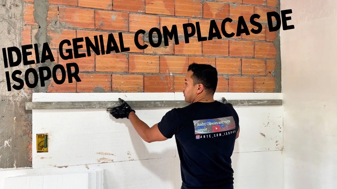 Reboco com Placas de Isopor: Passos Essenciais para Aplicação - YouTube