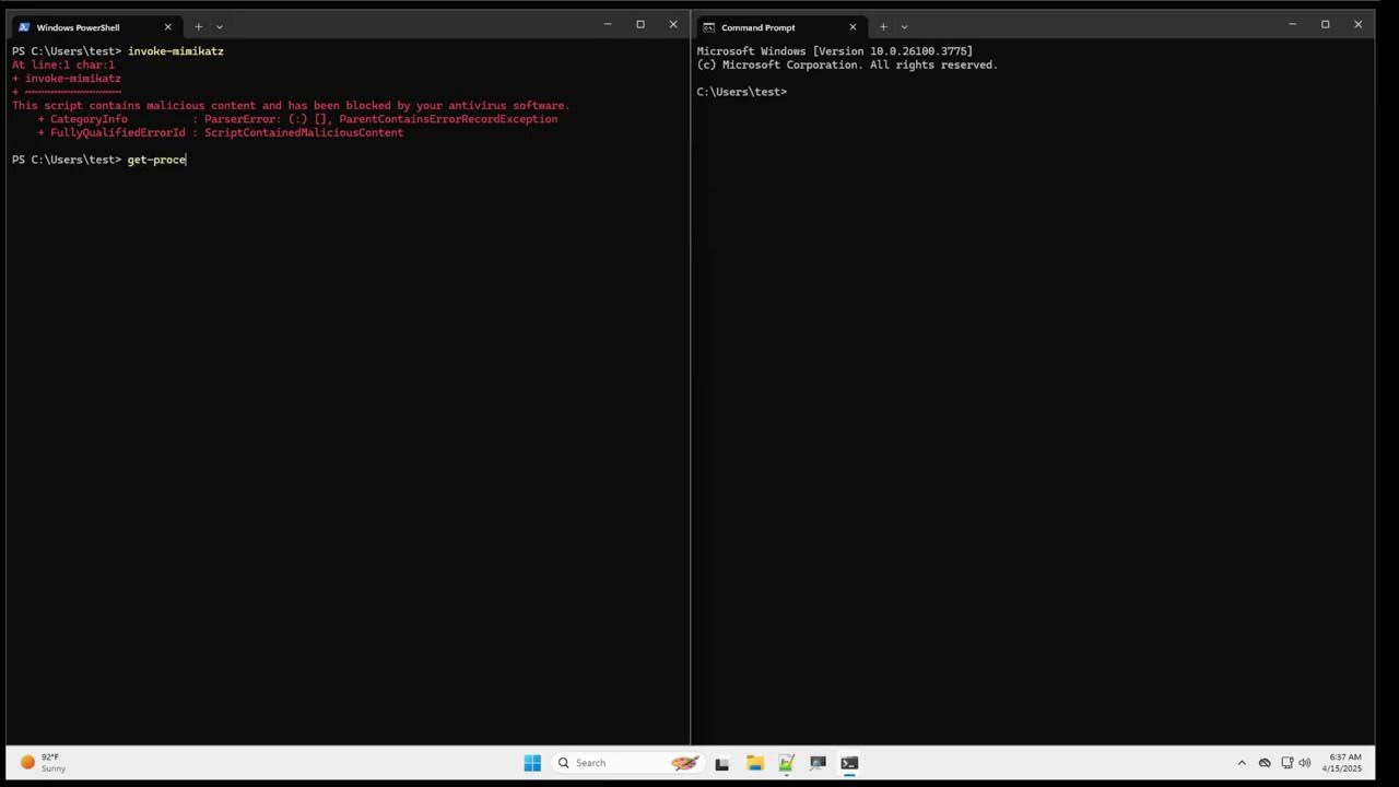 PowerShell AMSI Bypass: Implementing a Runtime Hook with Frida - YouTube