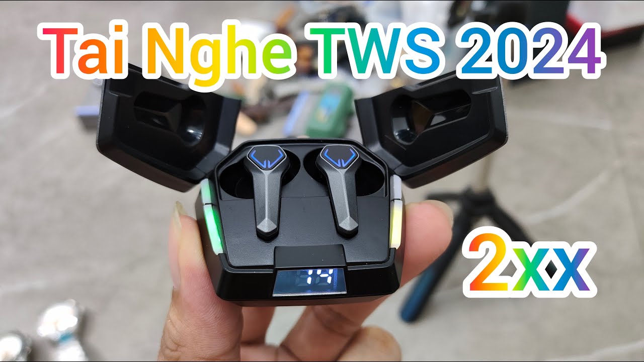 Tai Nghe True Wireless TWS 2024 New dáng trẻ trung có led báo % pin có ...