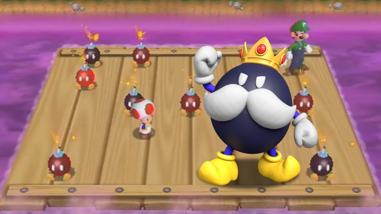 MARIO PARTY 9 – BOMB BARGE MINIGAME ! - YouTube