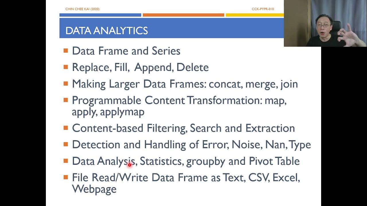 Python Programming - Data Analytics T01 - DataFrame and Series (Part 1/3) - YouTube
