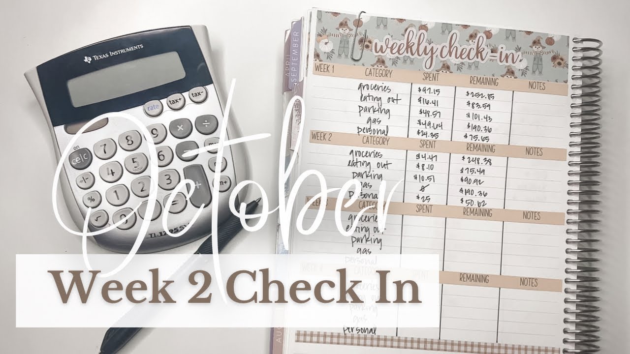 Weekly Budget Check In | October Week 2 | Weekly Spending - YouTube
