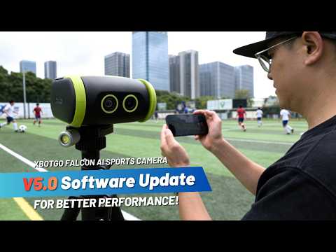 XbotGo Falcon 4K AI Sports Camera: Exciting V5.0 Software Update!