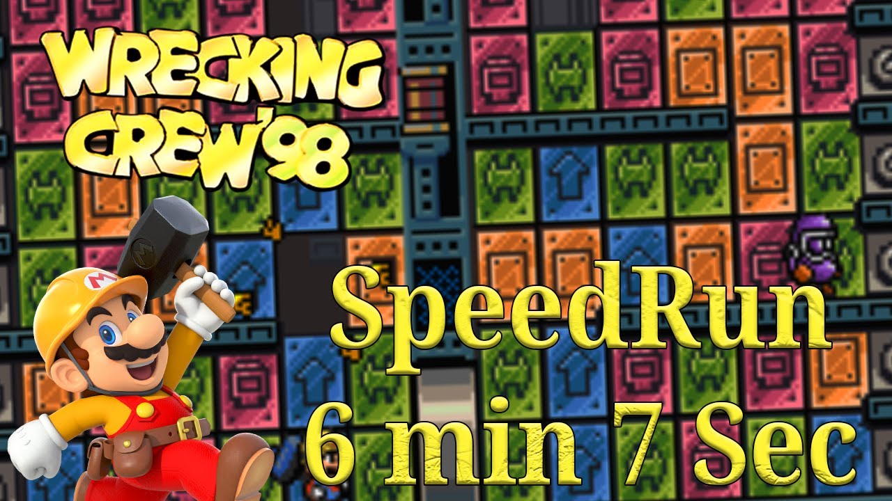Wrecking Crew 98 Speed Run - 6:07 - YouTube