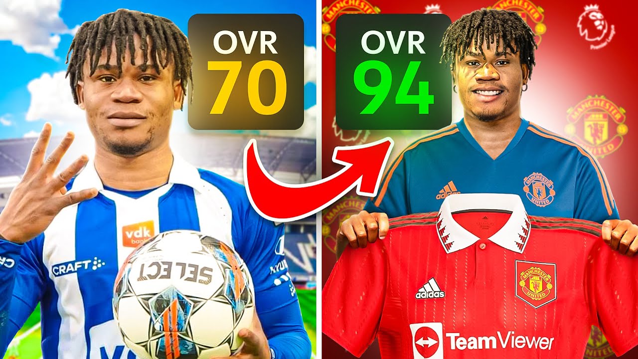 I Played The Career Of GIFT ORBAN The Next HAALAND?! - YouTube