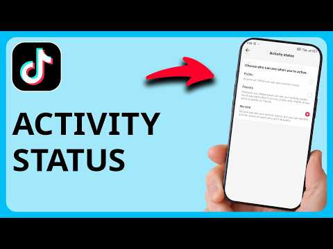 How to Enable or Disable TikTok Activity Status | Step by Step