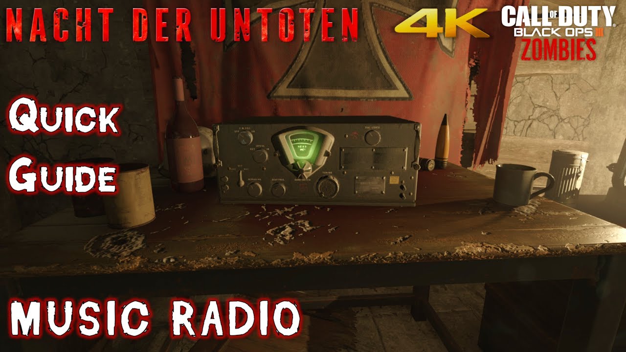 Nacht Der Untoten Remastered Easter Eggs Music Radio Guide 4k