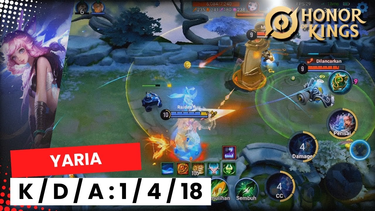 The Enchanted Deer Safeguards You / Yaria Gameplay / Honor of Kings ...