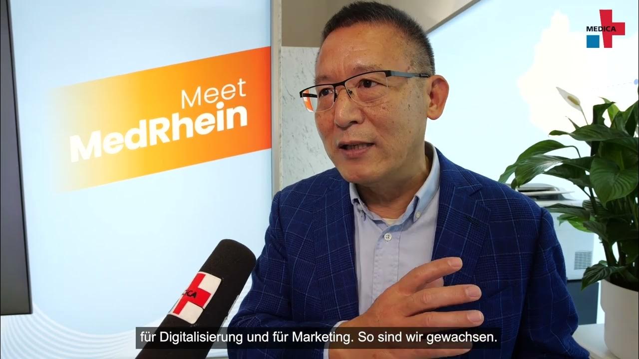 Medica 2022 Interview mit Geschäftsführer Daniel Zhao - YouTube