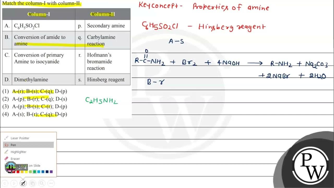 Match the column-I with column-II. \begin{tabular}{|l|l|l|l|} \hline \multicolumn{2}{|c|}{ Colum ...