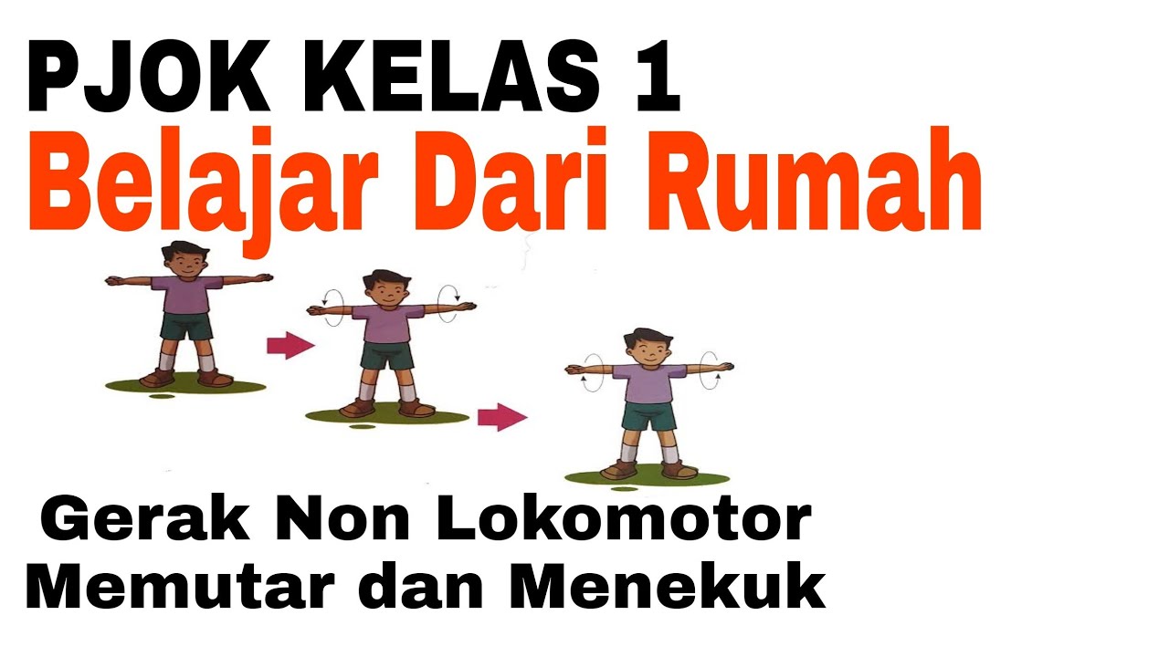 Pembelajaran Daring PJOK Kelas 1 Gerak Non Lokomotor Gerak Memutar ...
