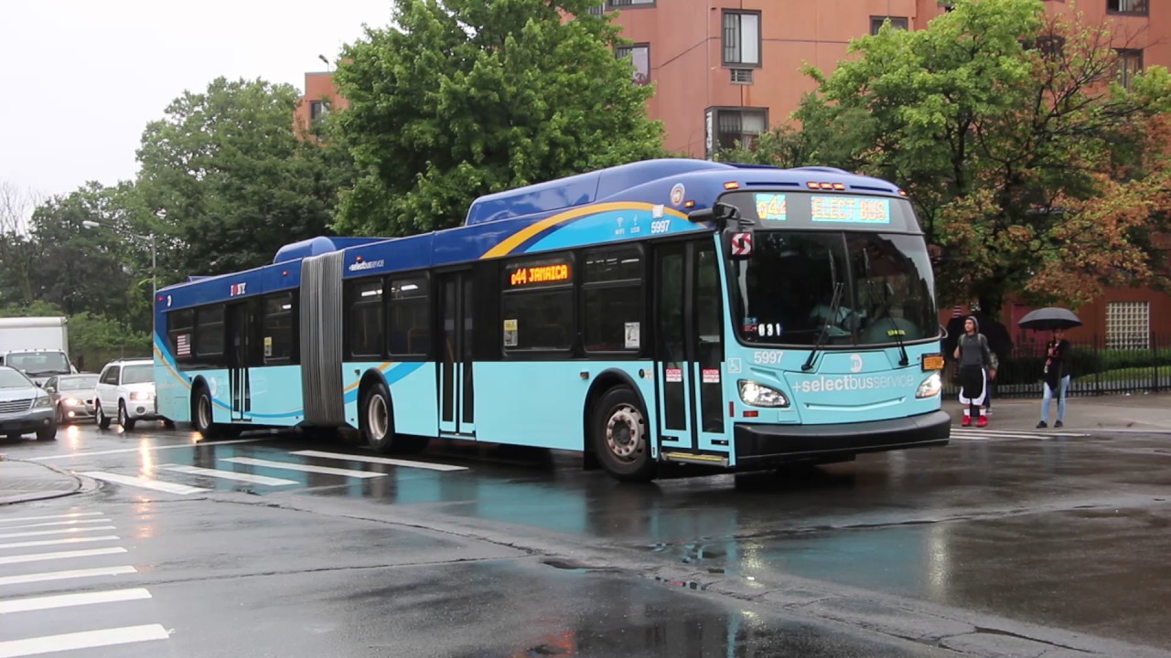 2016 New Flyer XD60 #5997 on the Q44 Select Bus Service at Boston Road ...