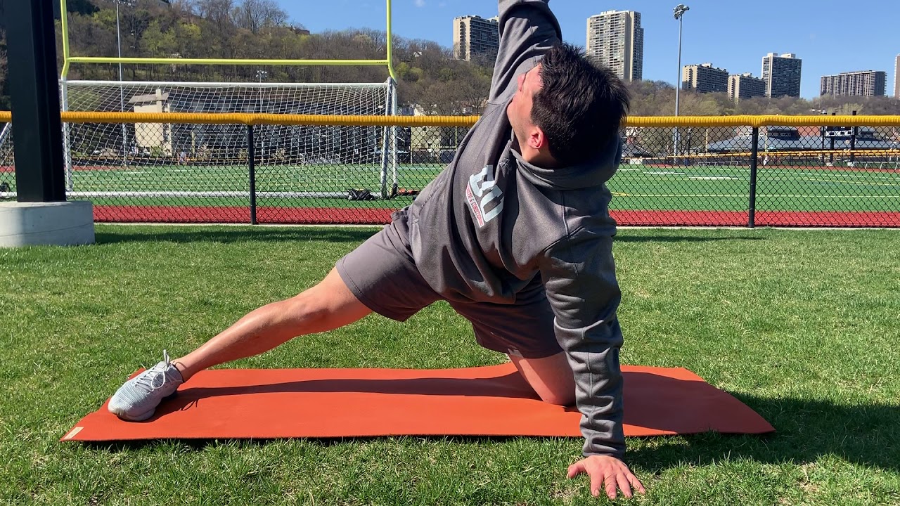 HALF KNEELING ADDUCTOR W ROTATION - YouTube