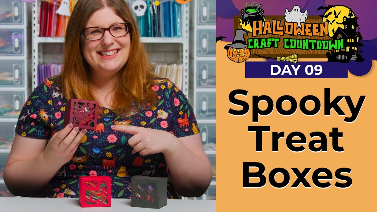 HCC Day 9 🎃 Easy Halloween Treat Boxes - YouTube