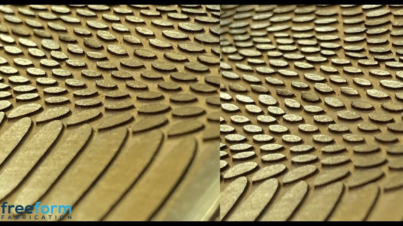 Laser Engraving - Snake Skin - YouTube