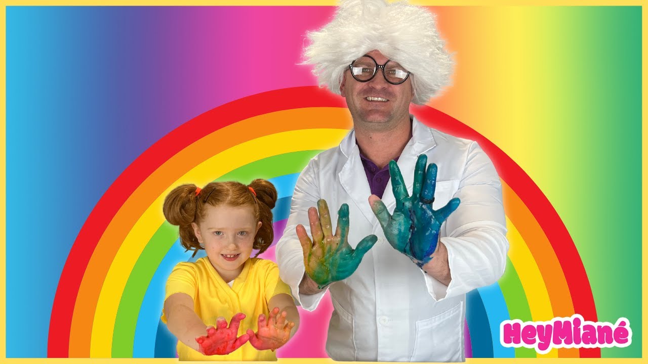 Easy DIY Science Experiments | Rainbow Baking Soda and Vinegar - YouTube