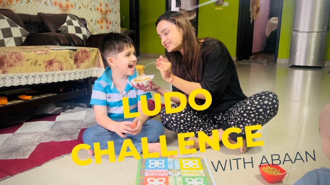 Ludo Challenge with Abaan 🎲 | Razika Abaan Official - YouTube