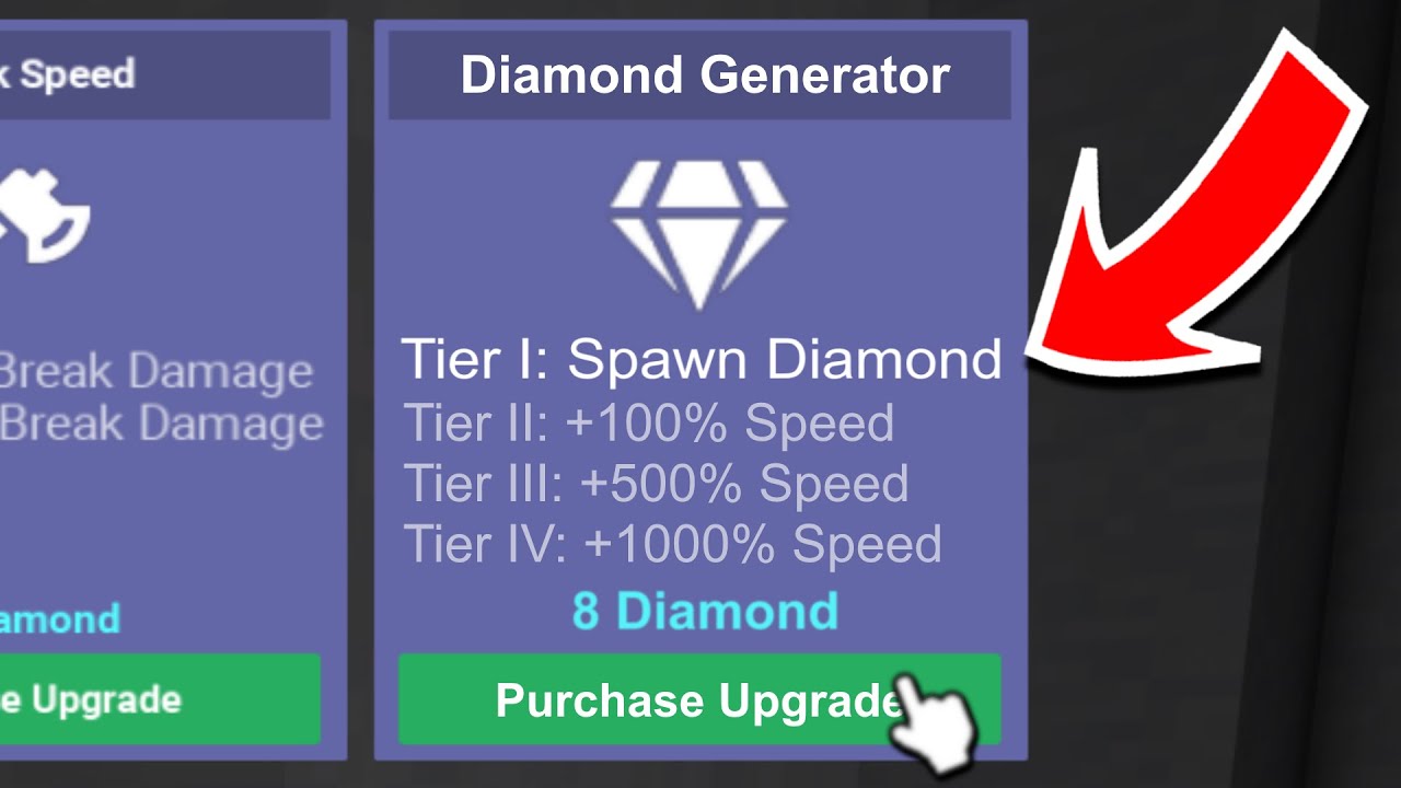 Diamond Generator In Roblox Bedwars... 💎 - YouTube