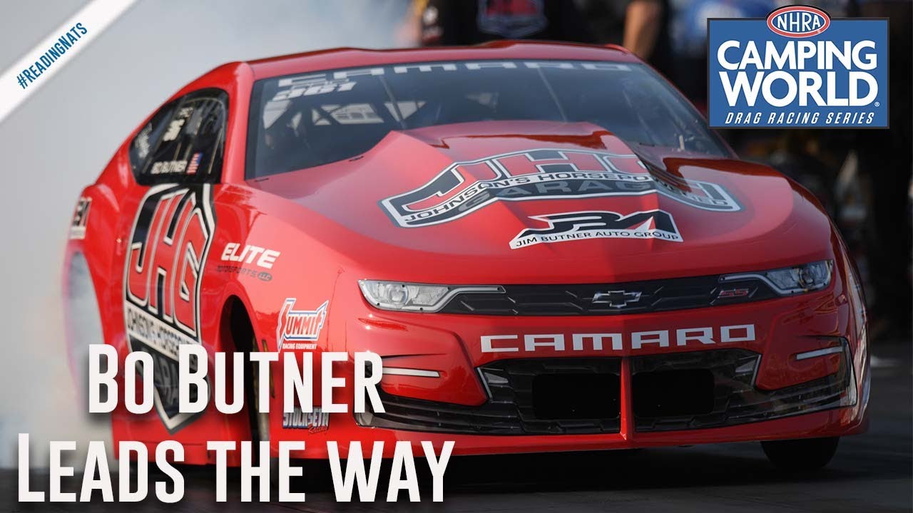 Bo Butner leads the way Friday in Reading - YouTube