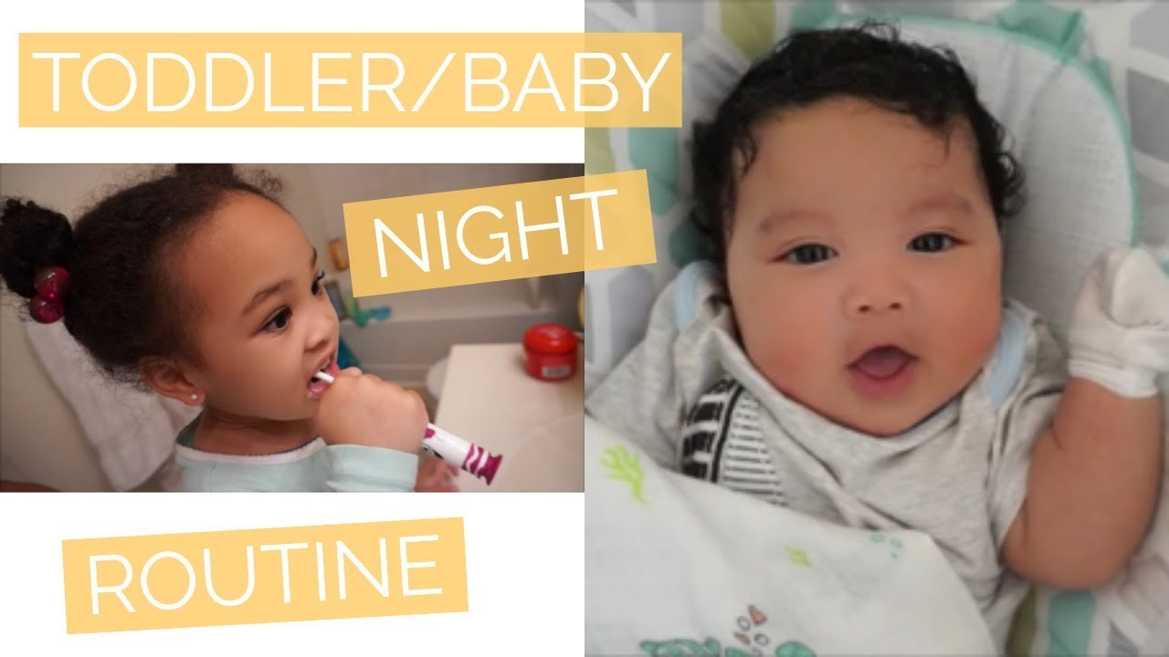 Our Nighttime Routine | Toddler & Baby Edition - YouTube