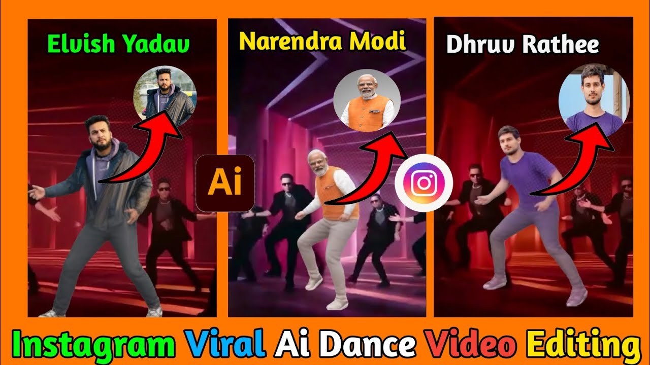 Tauba Tauba Modi Ji Dance Ai Video Editing | Viral Ai Dance Video ...