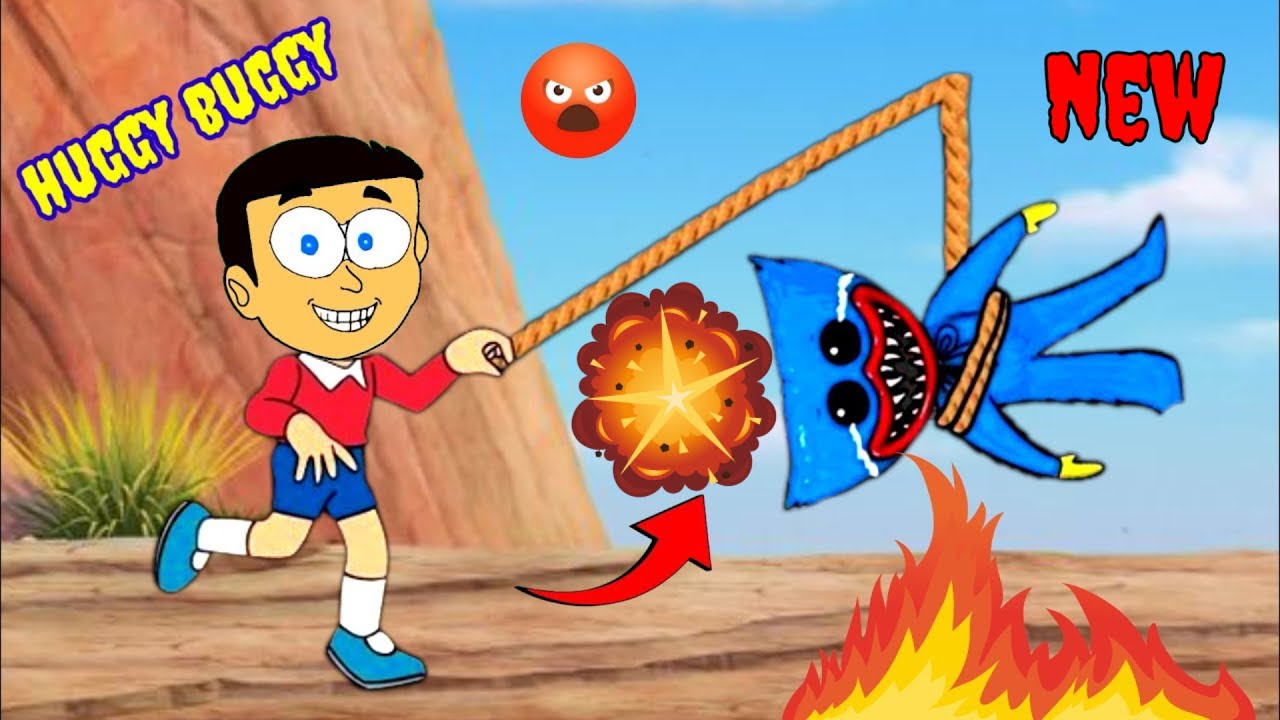 Nobita Destroyed Huggy Wuggy Funny Game Live - YouTube